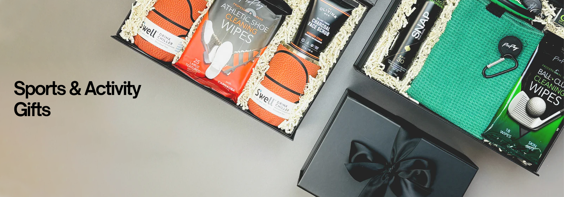 Sports & Activity Based Gift Boxes - Wrapped & Ready – Shop Box Bar